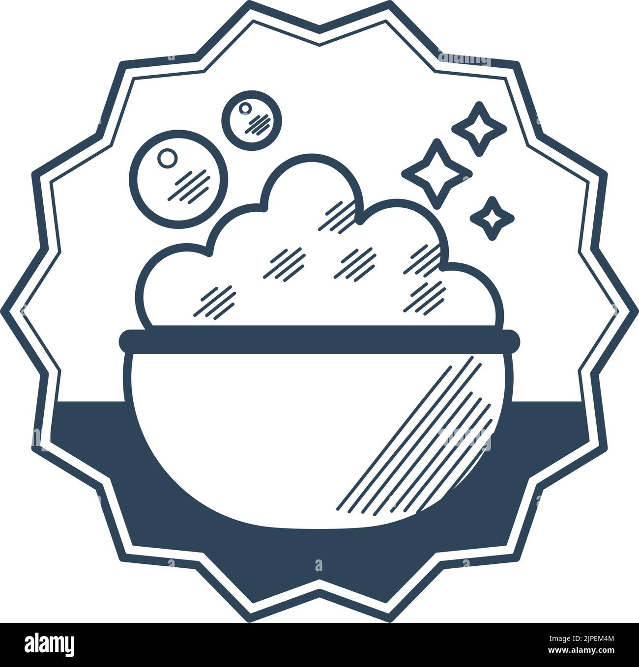 laundry bucket bubbles Stock Vector Image & Art - Alamy