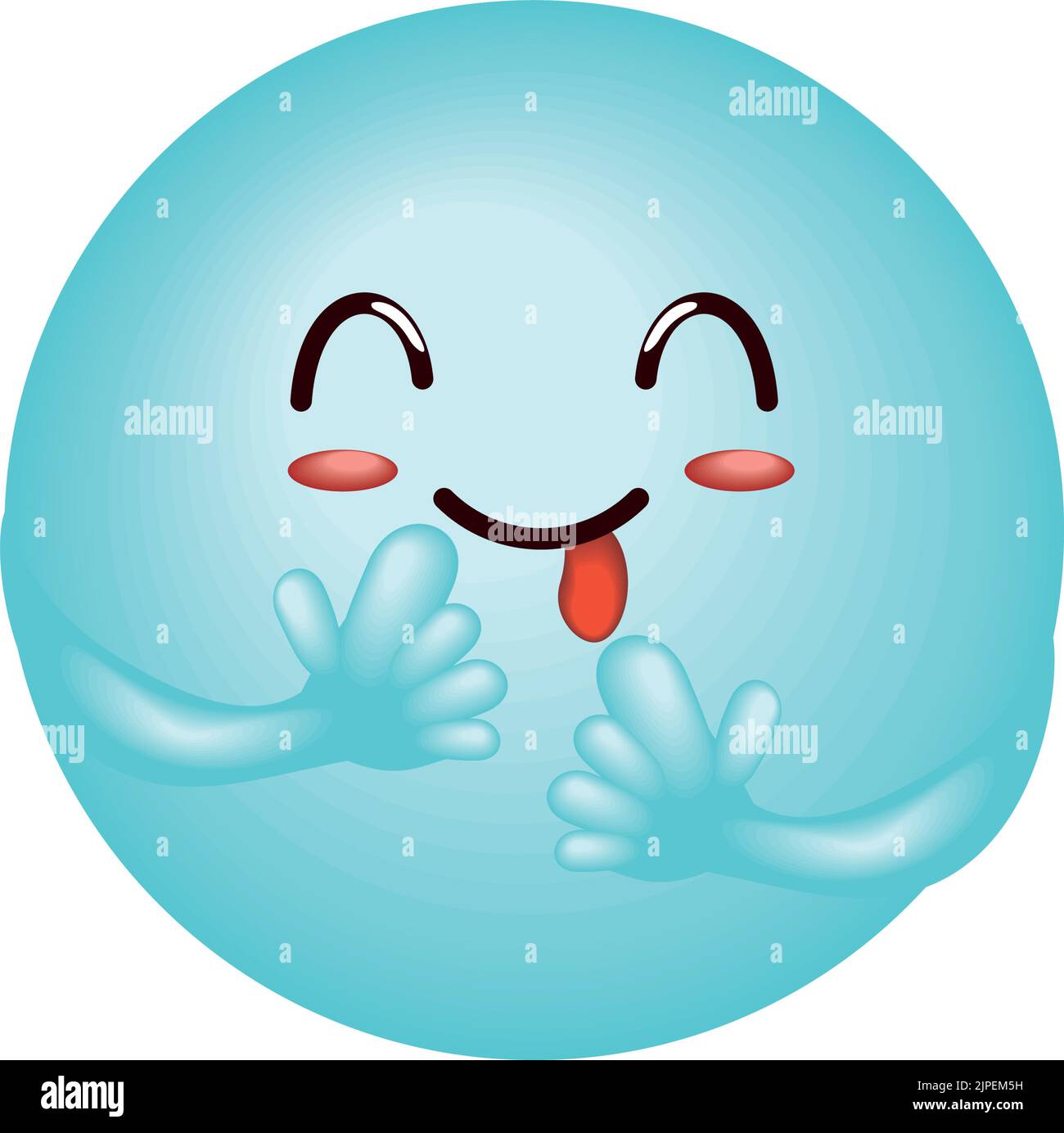 cartoon smile ball Stock Vector Image & Art - Alamy