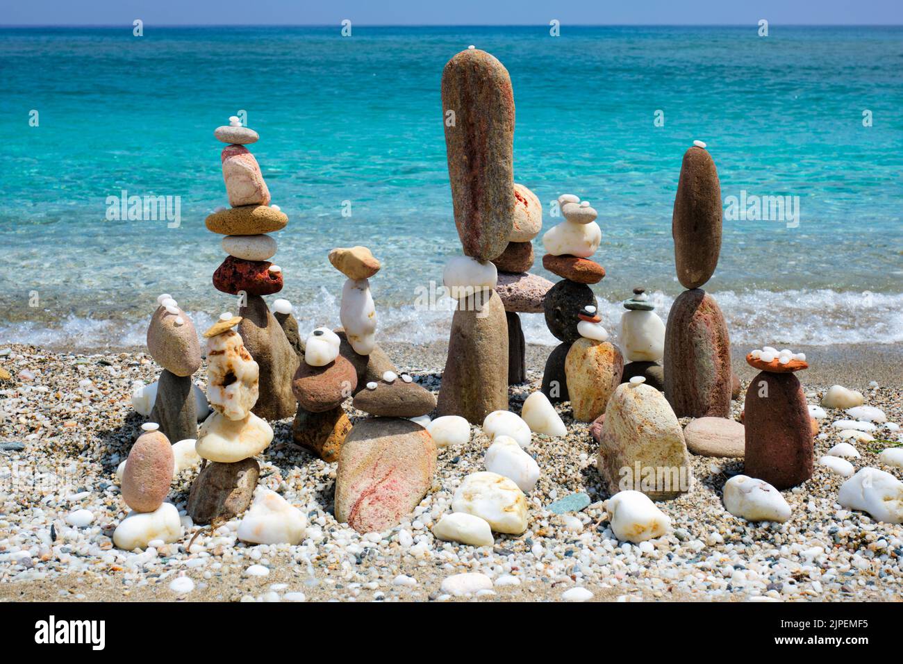 beach, balance, stone stack, beaches, seaside, balances, stone stacks ...