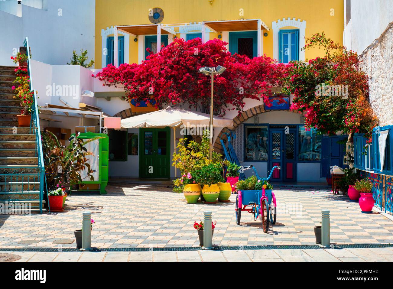 Milos roads hi-res stock photography and images - Alamy