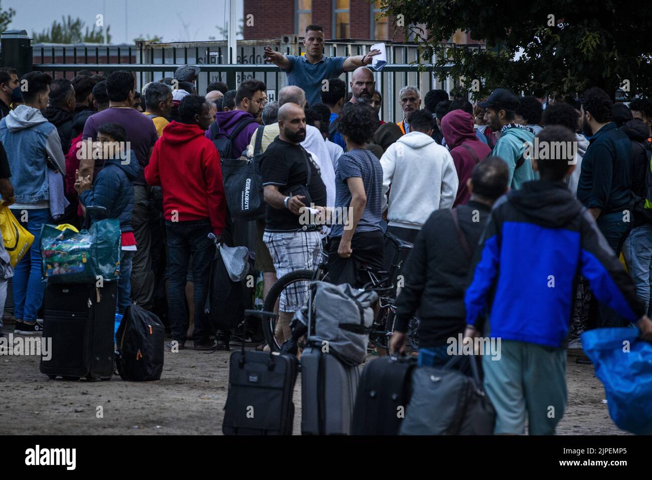 Emergency reception location crisis emergency shelters hi-res stock ...