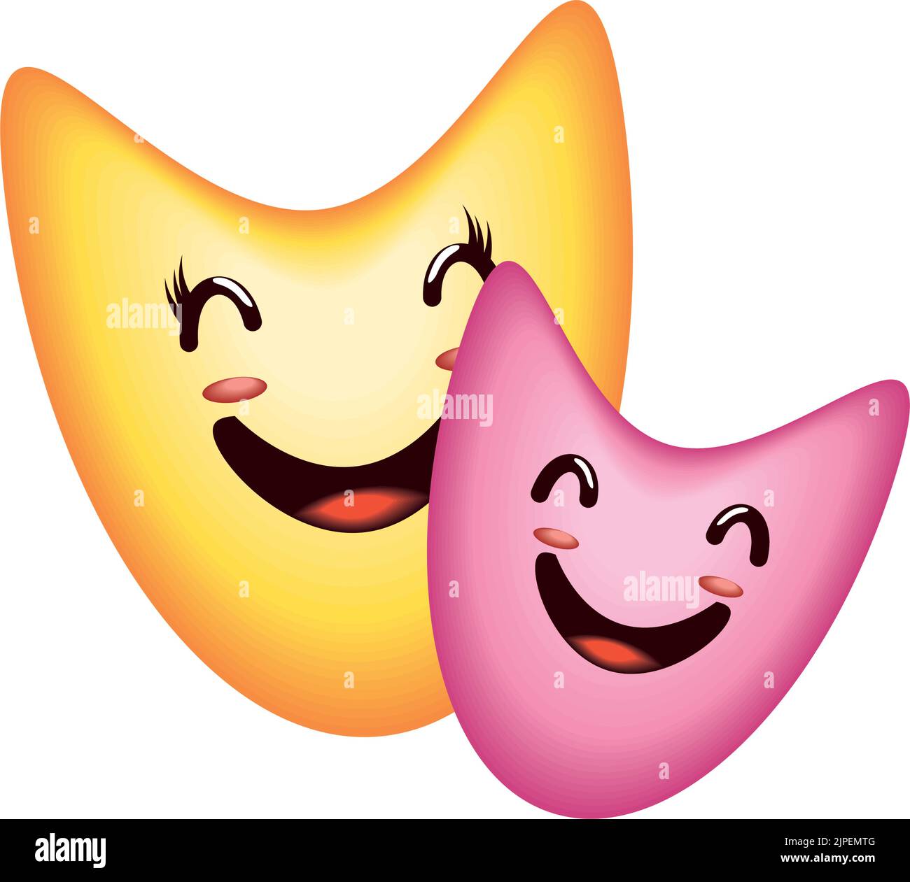 smile masks comic Stock Vector Image & Art - Alamy