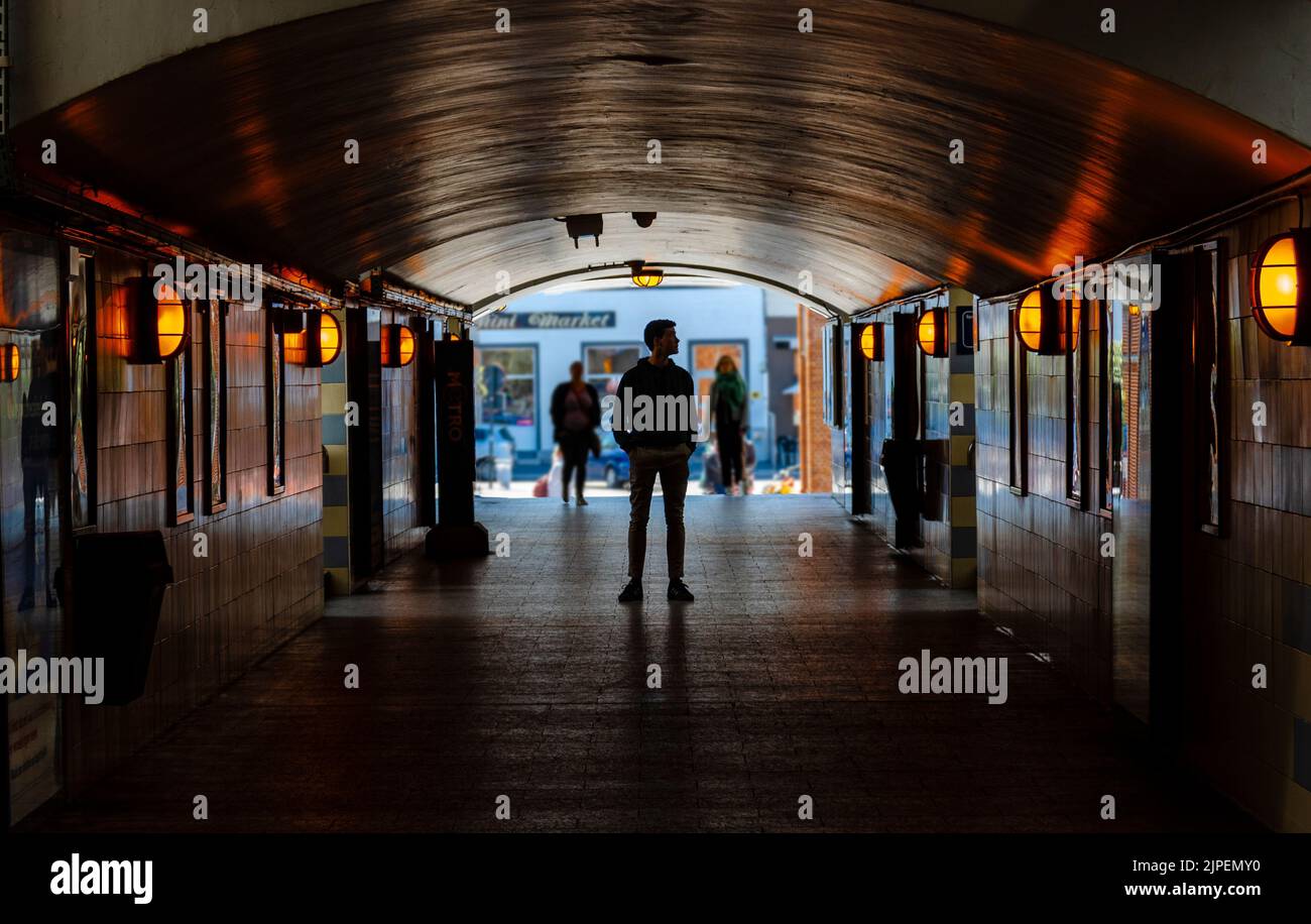 A symetrical take of the Aalst train station in Belguim Stock Photo - Alamy