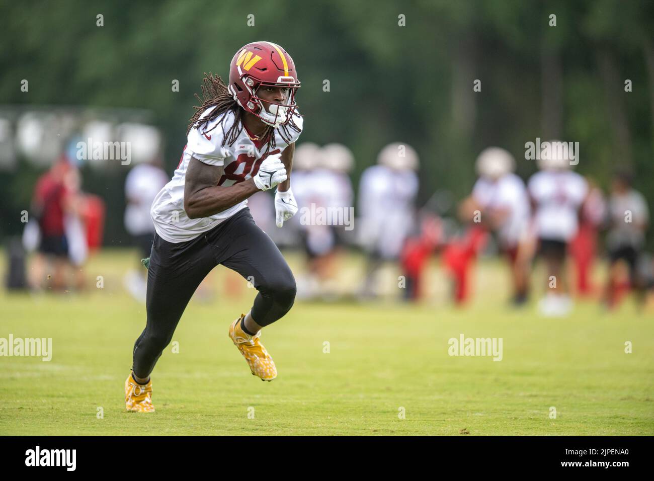 August 17th 2022: Washington Commanders wide receiver Cam Sims (89 ...