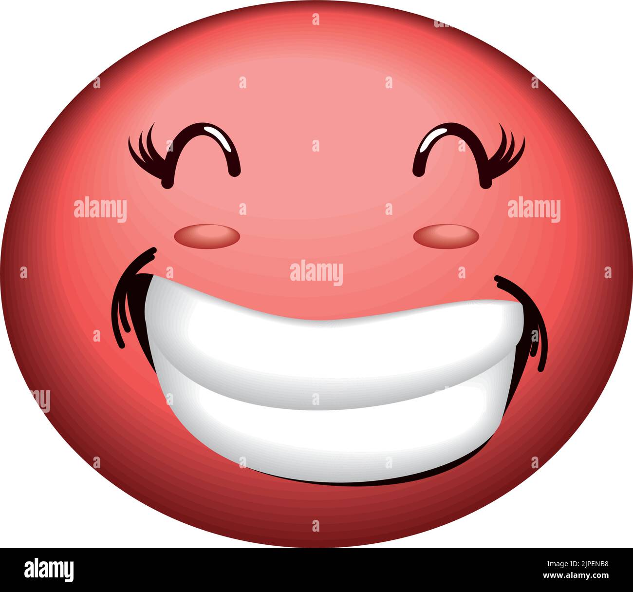 smile emoticon face Stock Vector Image & Art - Alamy