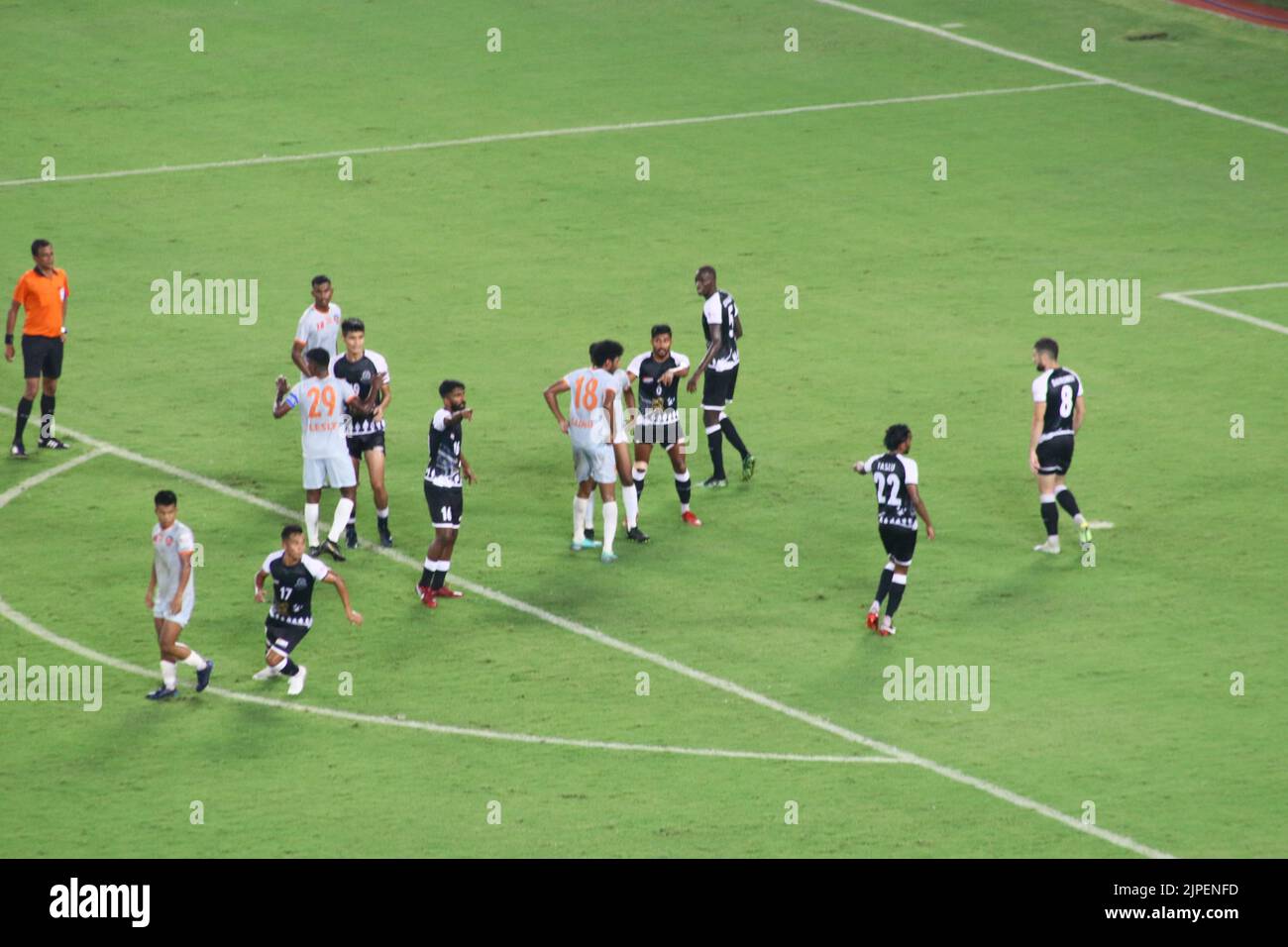 Kolkata, West Bengal, India. 16th Aug, 2022. Mohammedan SC with Black ...
