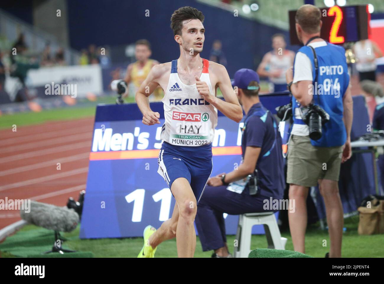 Hugo Hay of France during the Athletics, Men's 5000m at the European ...