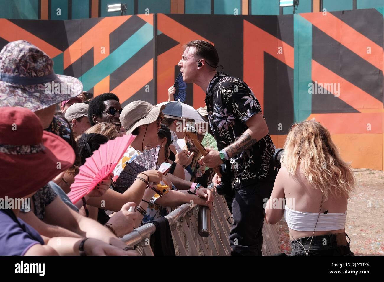 Joshua Waters Rudge, vocalist, guitarist with British reggae punk band ...