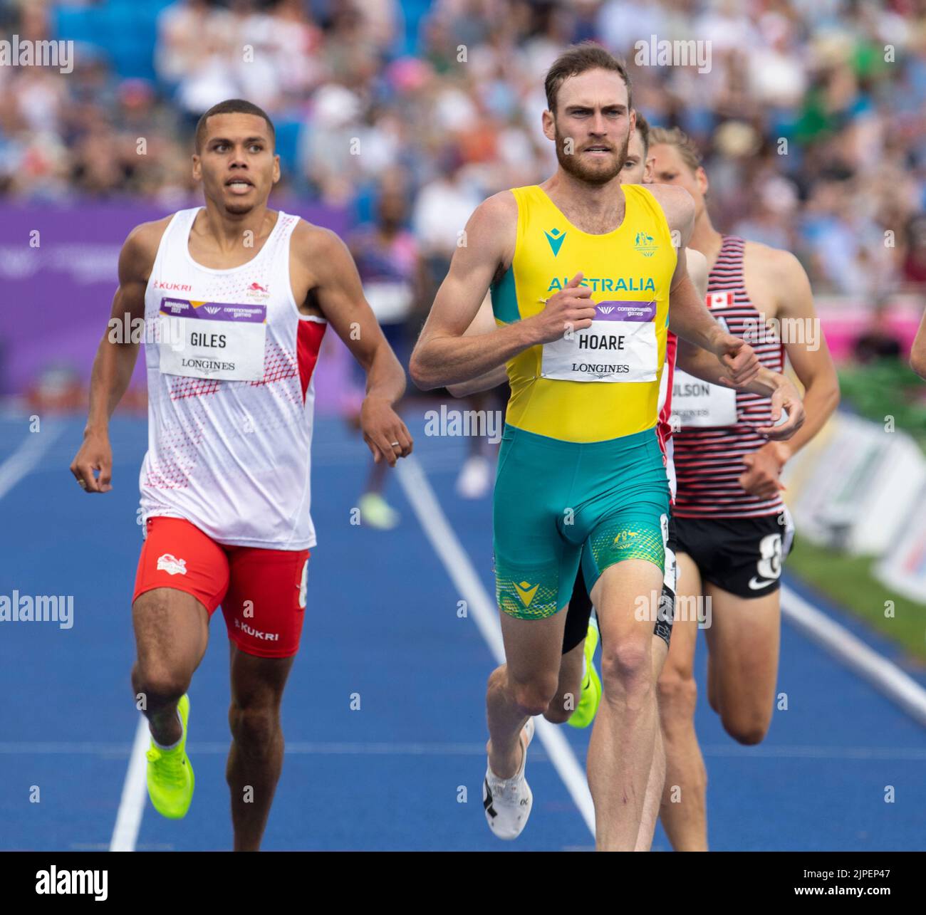 Elliot Giles and Oliver Hoare competing in the men’s 1500m heats at ...