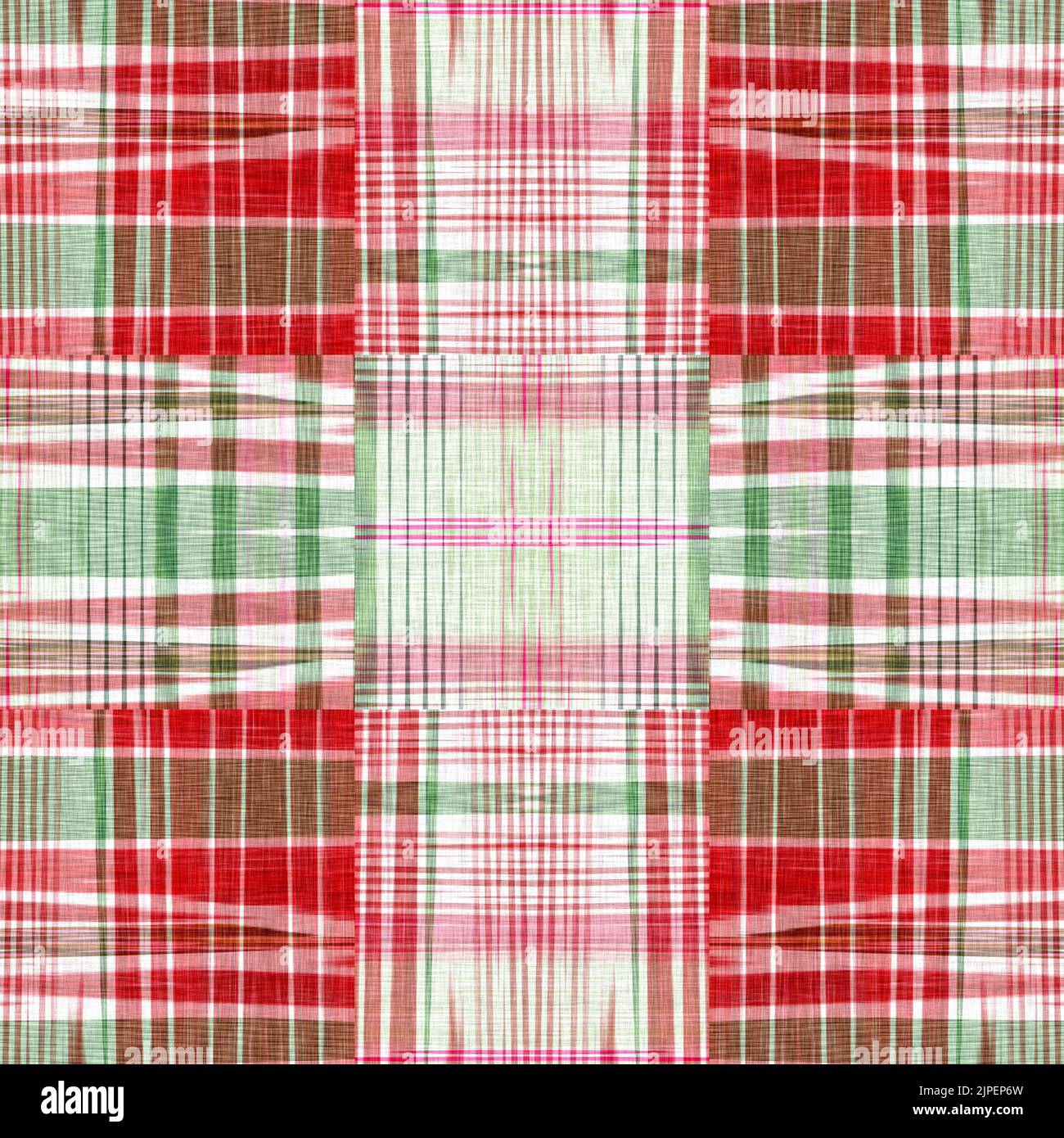 Christmas knit wool tartan background pattern. Traditional Scottish ...