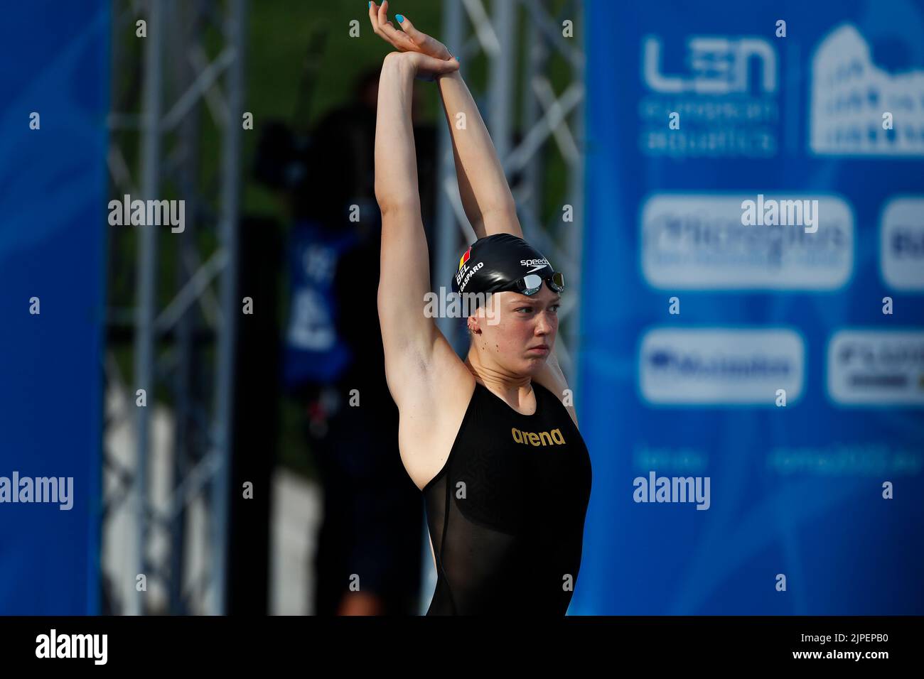 Rome, Italy. 17th Aug, 2022. Belgian Florine Gaspard pictured in action during the women's 50m ...