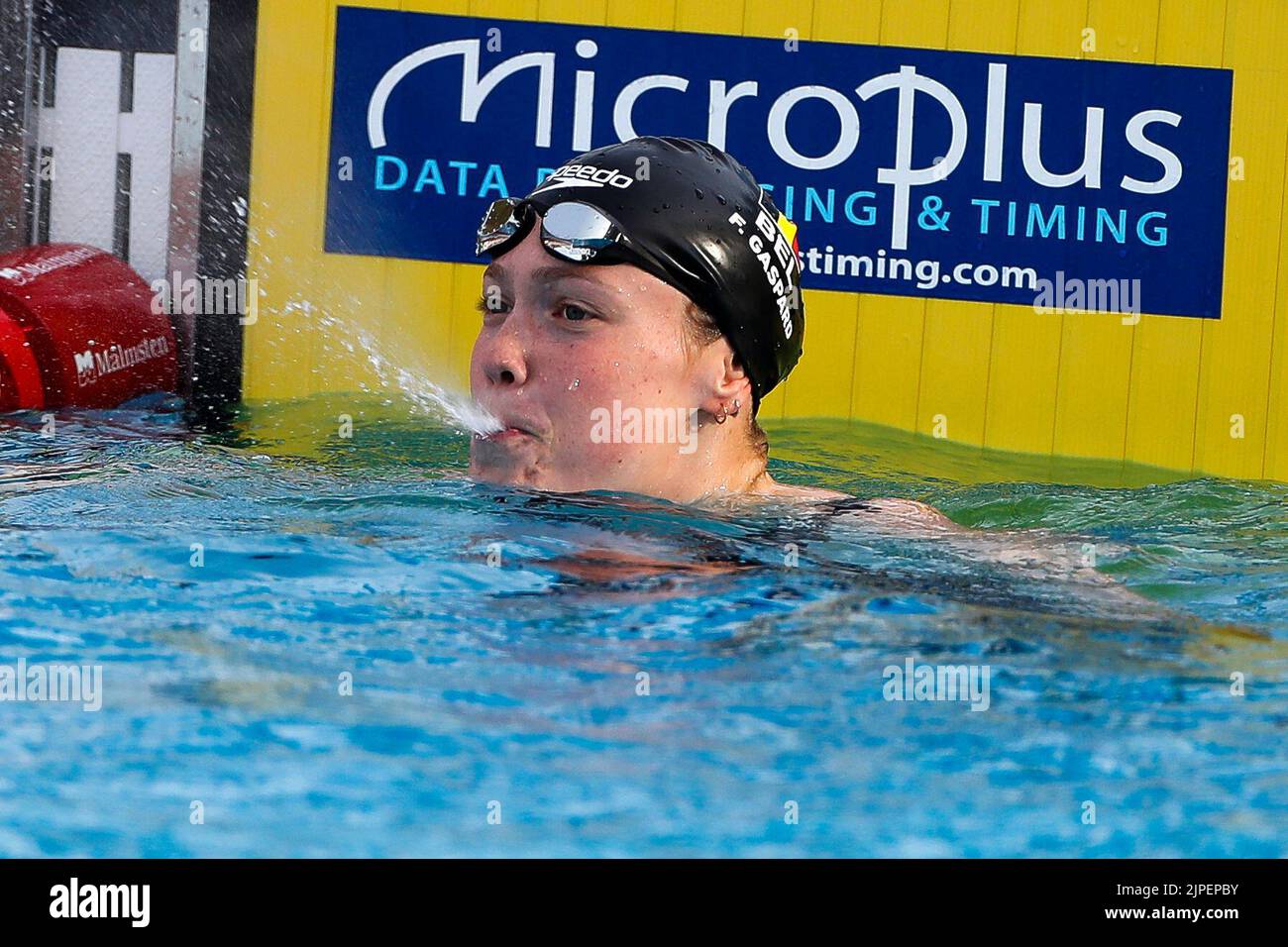Rome, Italy. 17th Aug, 2022. Belgian Florine Gaspard pictured in action during the women's 50m ...