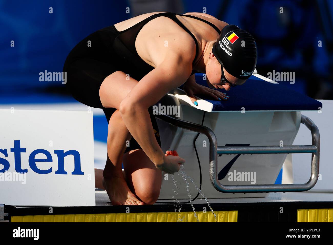 Rome, Italy. 17th Aug, 2022. Belgian Florine Gaspard pictured in action during the women's 50m ...