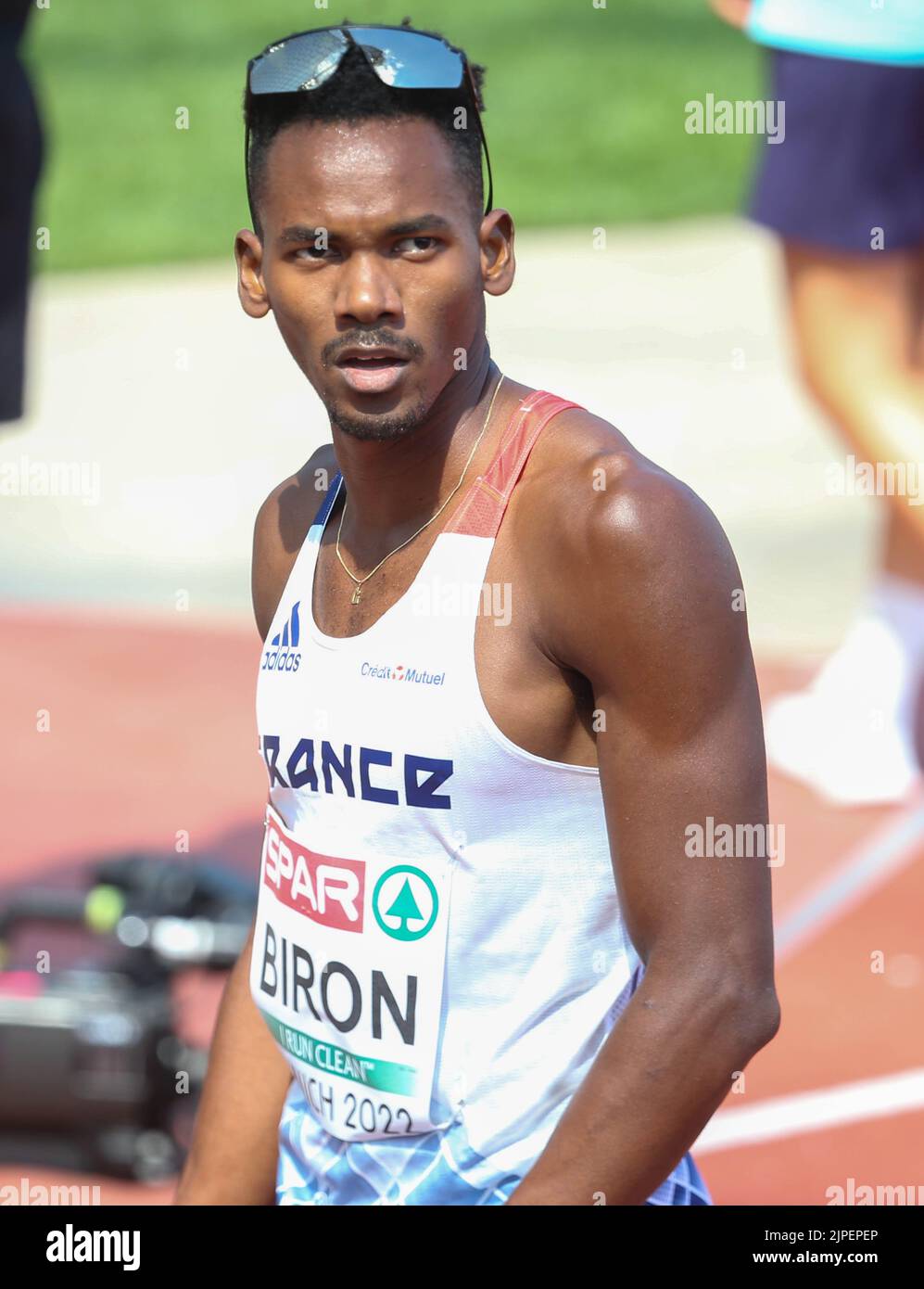 Gilles Biron of France during the Athletics, Men's 400m at the European ...
