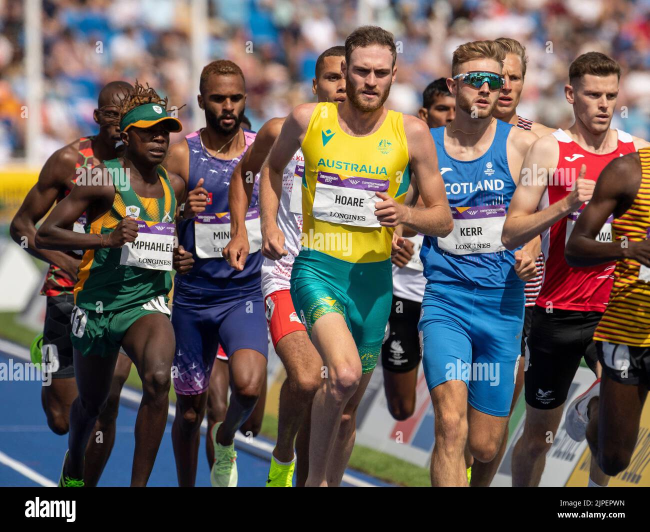 Oliver Hoare of Australia competing in the men’s 1500m heats at ...