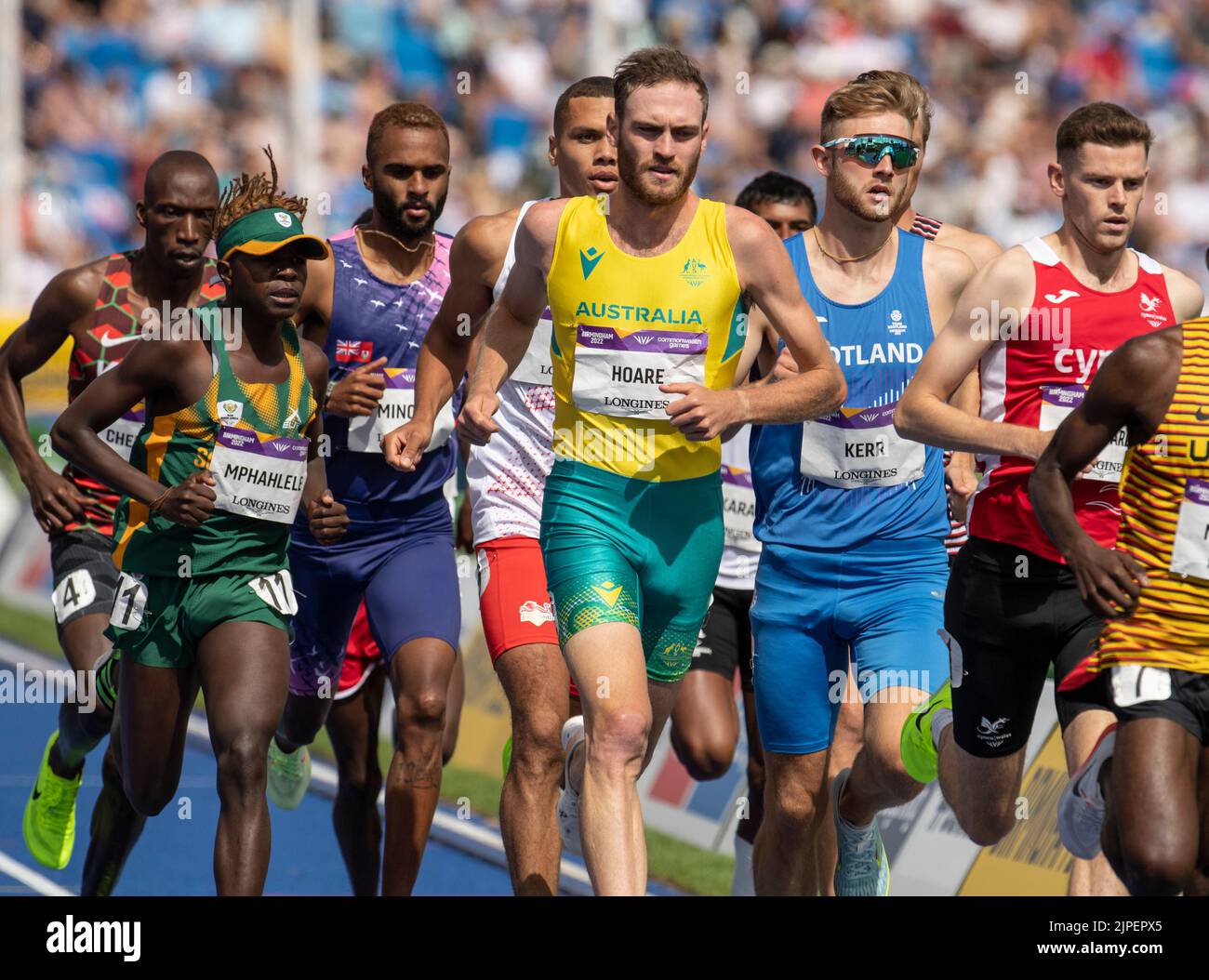Oliver Hoare of Australia competing in the men’s 1500m heats at ...