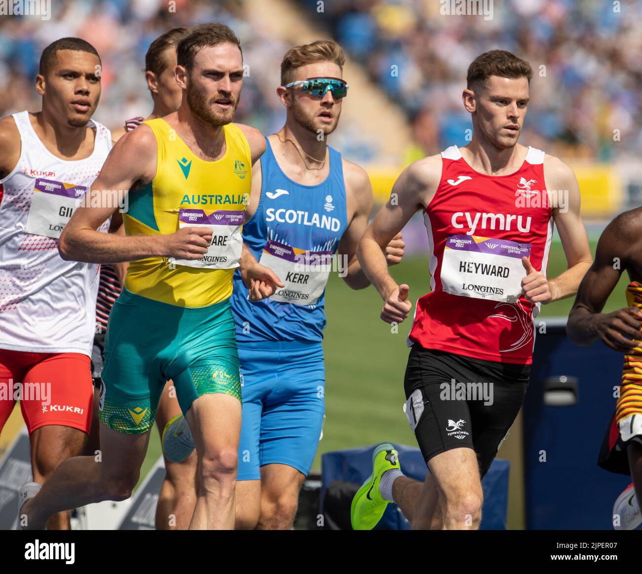 Oliver Hoare of Australia and Jake Heyward of Wales competing in the ...