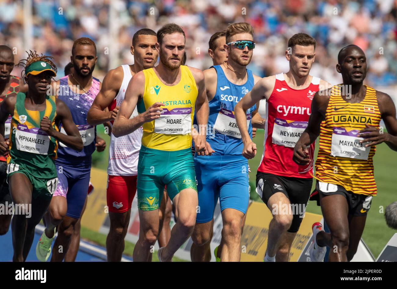 Oliver Hoare of Australia competing in the men’s 1500m heats at ...