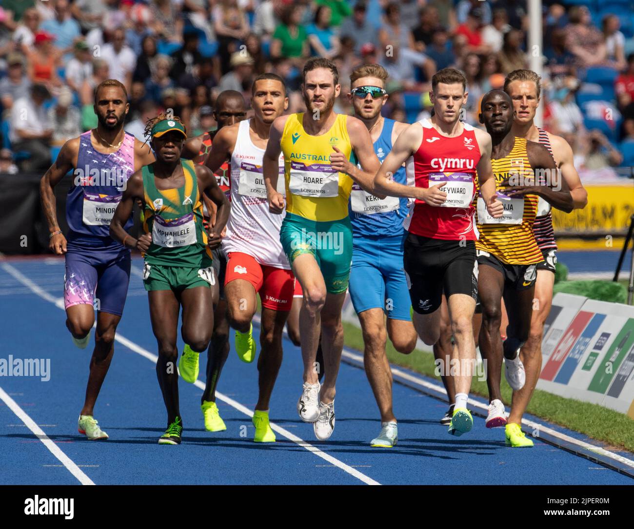 Oliver Hoare of Australia and Jake Heyward of Wales competing in the ...