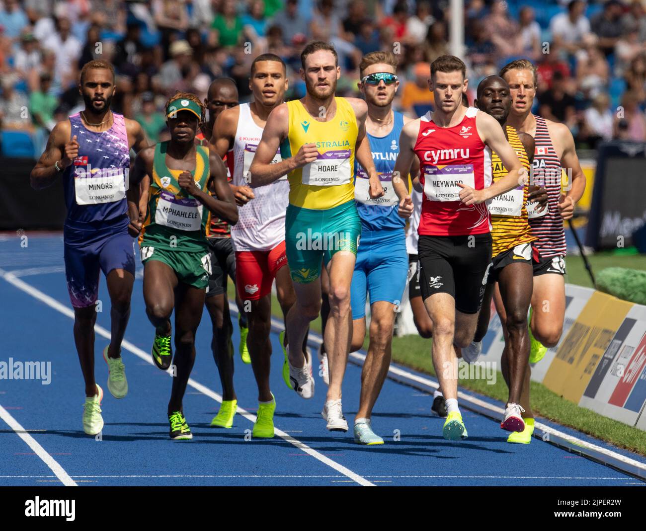 Oliver Hoare of Australia and Jake Heyward of Wales competing in the ...