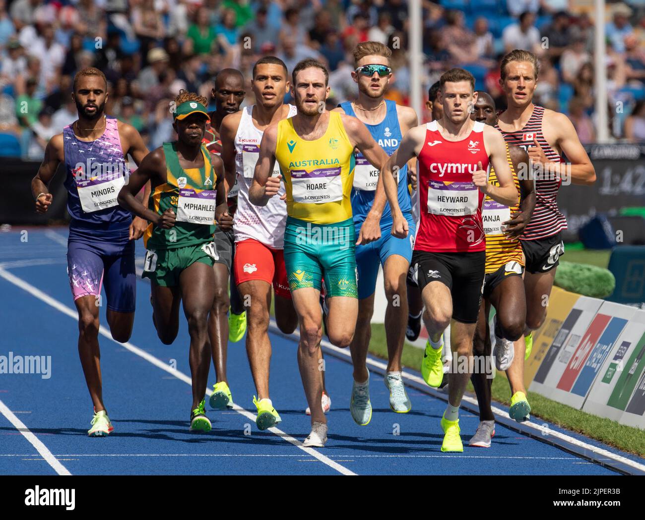 Oliver Hoare of Australia and Jake Heyward of Wales competing in the ...