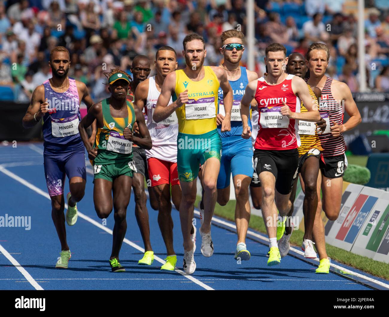 Oliver Hoare of Australia and Jake Heyward of Wales competing in the ...