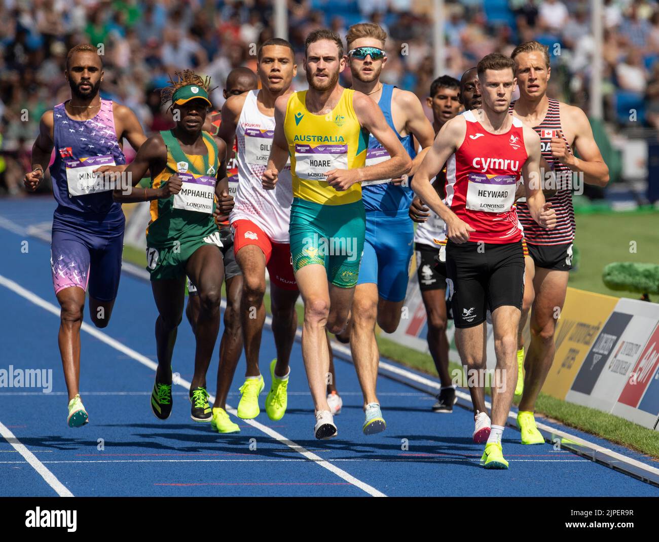 Oliver Hoare of Australia and Jake Heyward of Wales competing in the ...