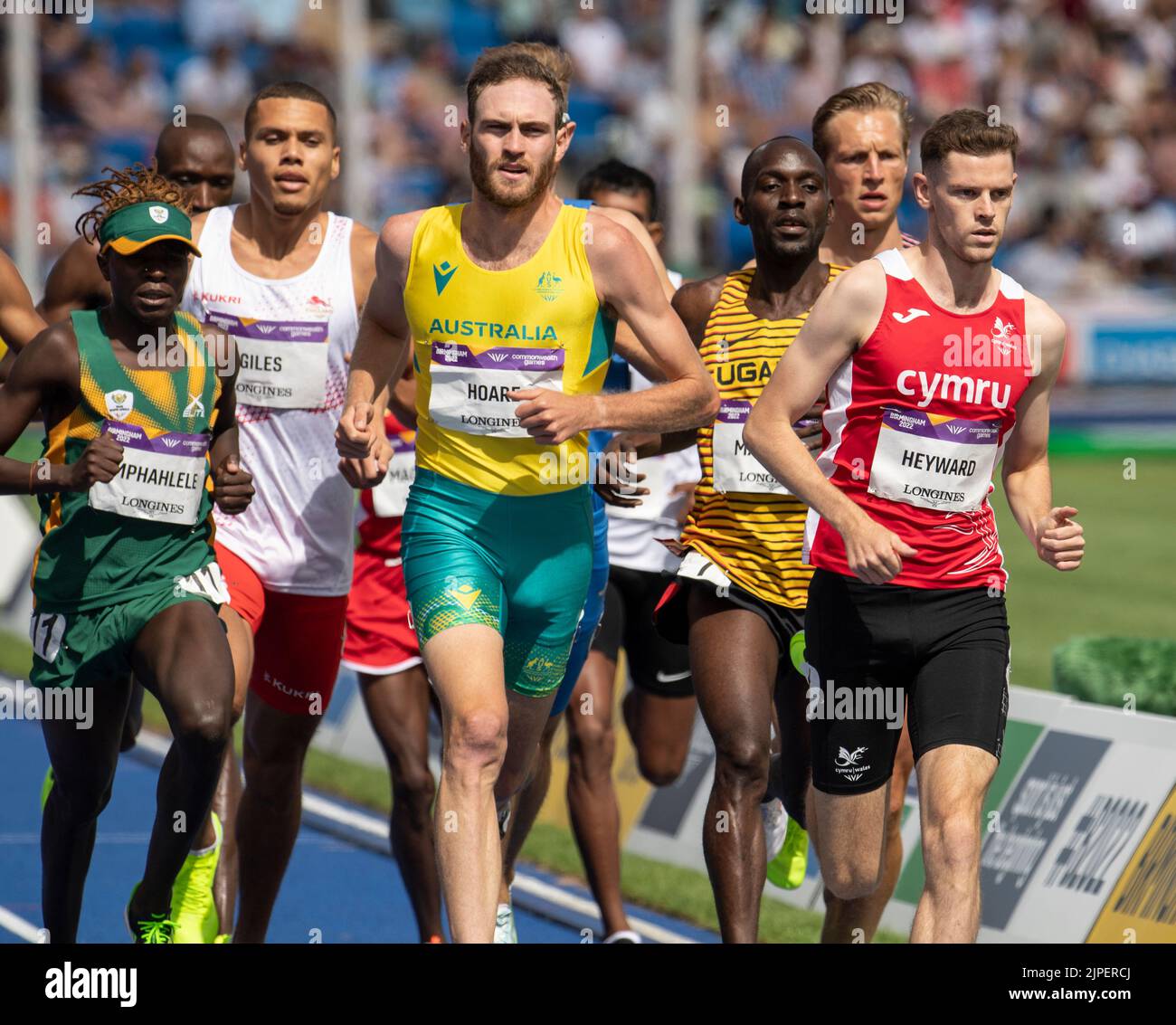 Oliver Hoare of Australia and Jake Heyward of Wales competing in the ...