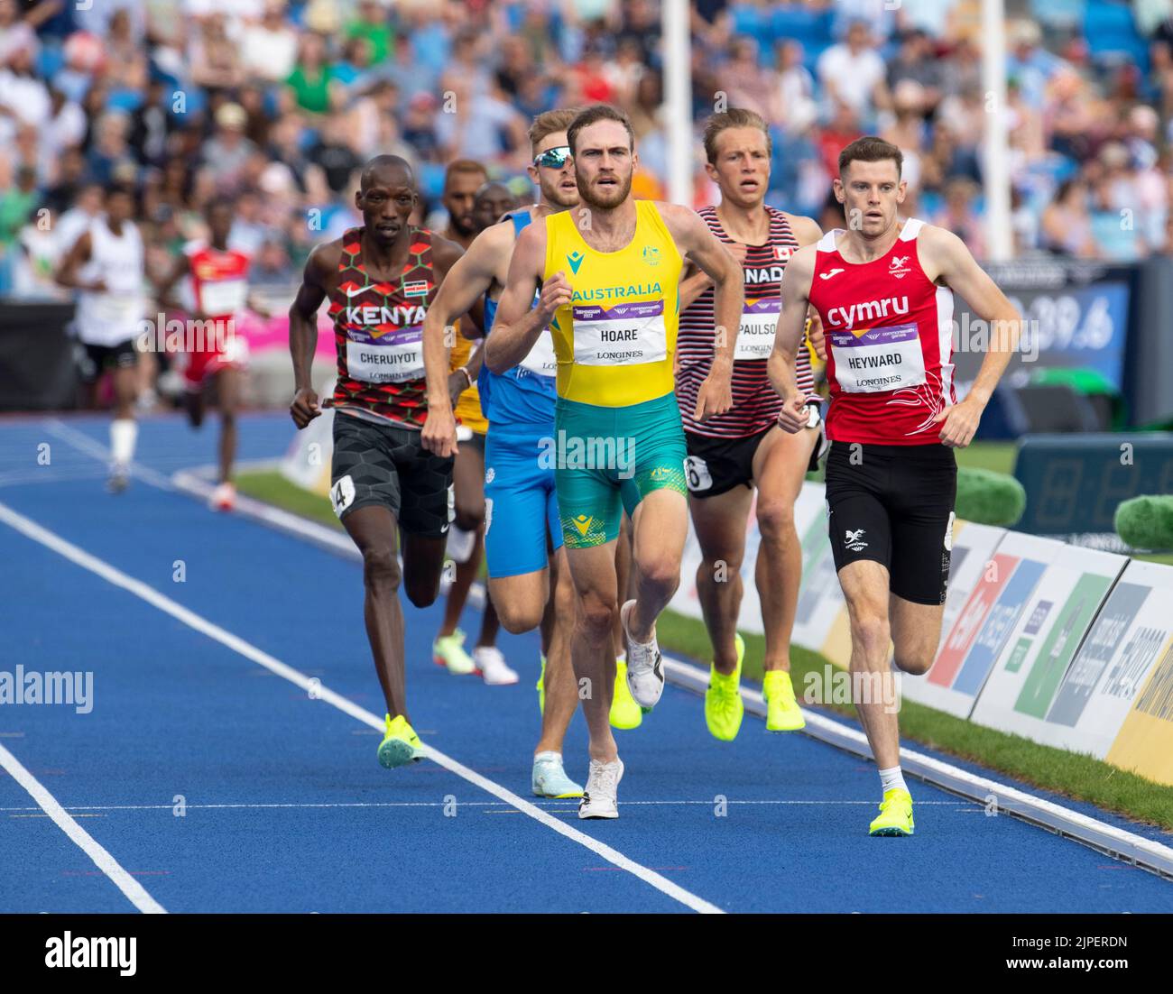 Oliver Hoare of Australia and Jake Heyward of Wales competing in the ...