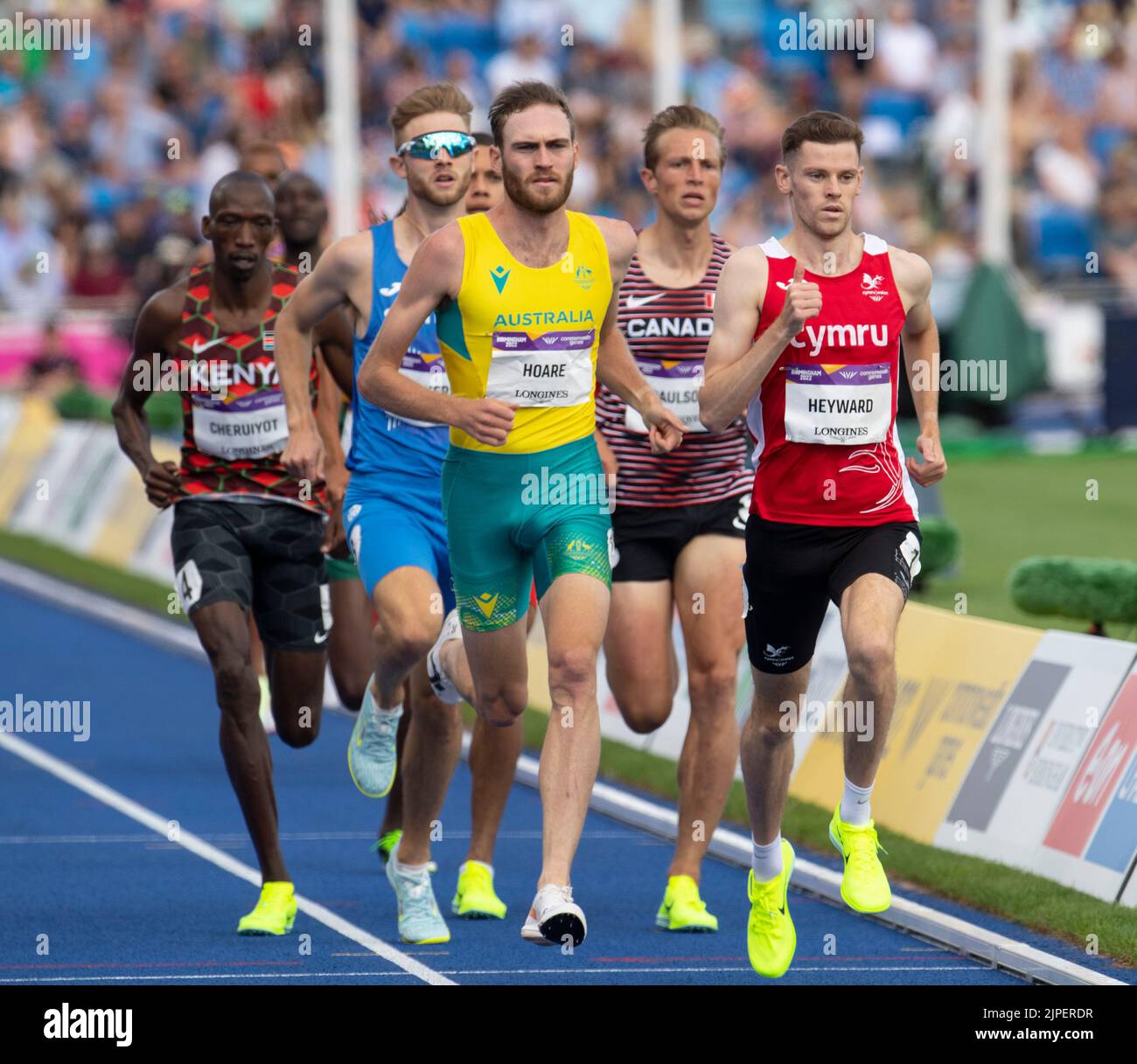 Oliver Hoare of Australia and Jake Heyward of Wales competing in the ...