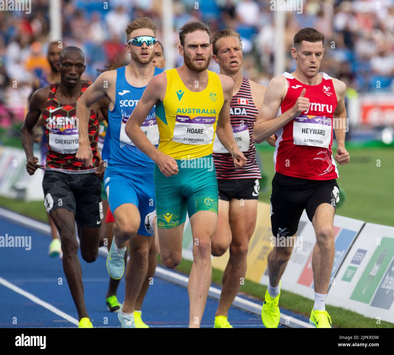 Oliver Hoare of Australia and Jake Heyward of Wales competing in the ...