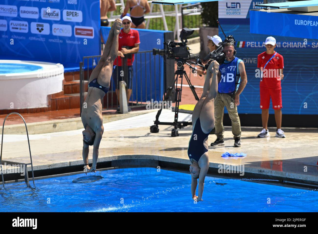 August 17, 2022, Rome, Italy: PELLACANI Chiara and SANTORO Matteo (ITA ...