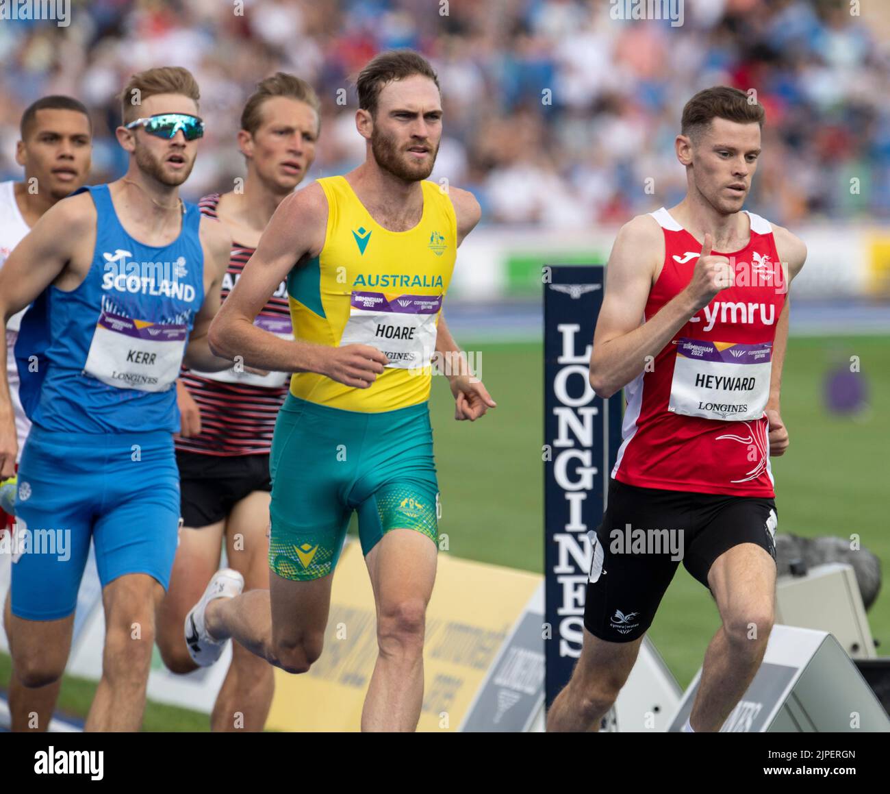 Oliver Hoare of Australia and Jake Heyward of Wales competing in the ...