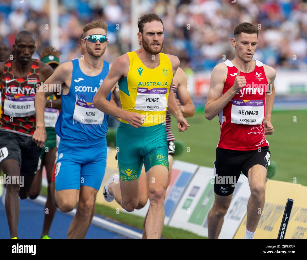Oliver Hoare of Australia and Jake Heyward of Wales competing in the ...