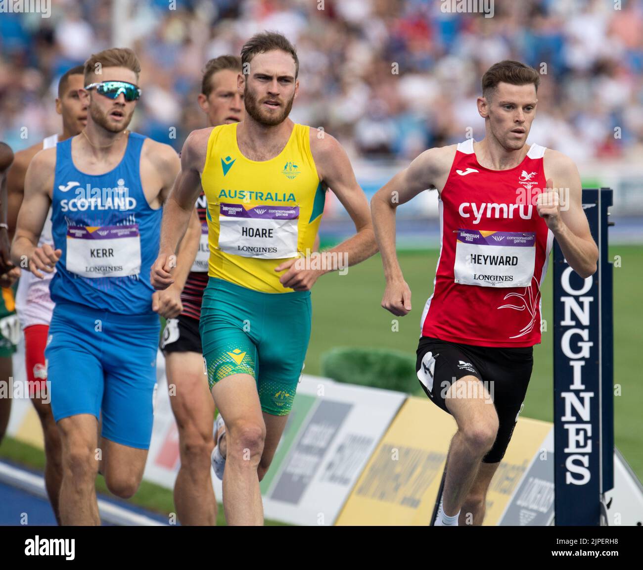 Oliver Hoare of Australia and Jake Heyward of Wales competing in the ...