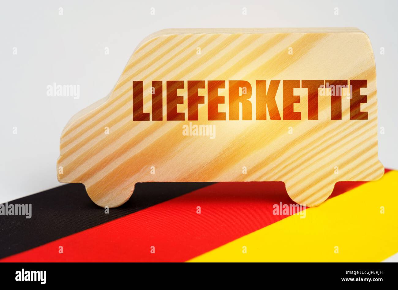 The concept of cargo transportation and logistics. On the flag of ...