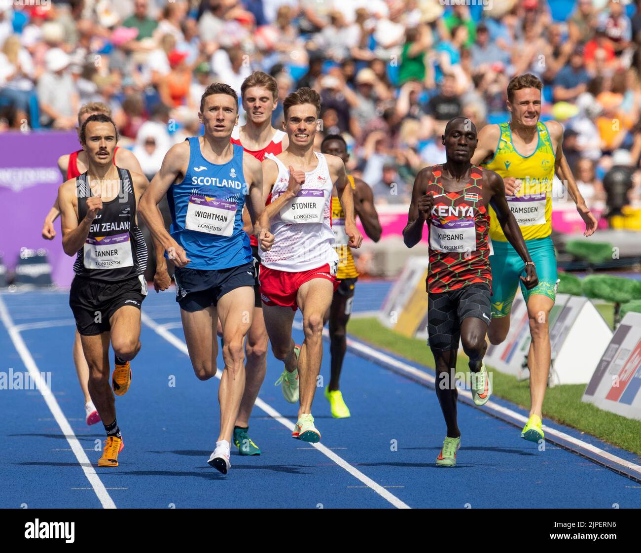 Samuel Tanner, Jake Wightman, Matthew Stonier and Abel Kipsang ...