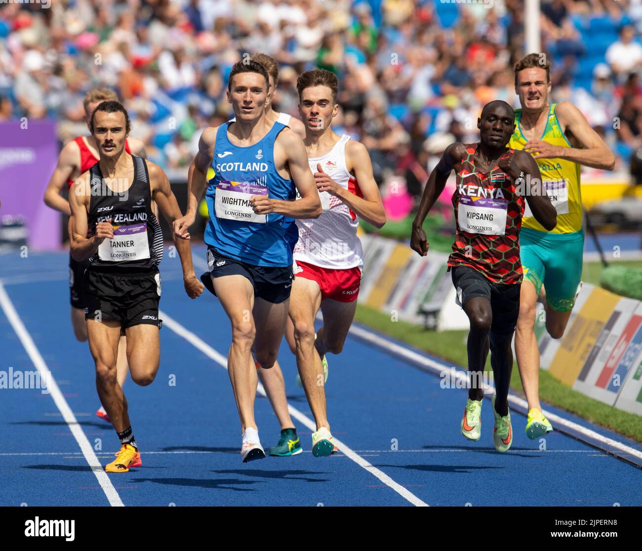 Samuel Tanner, Jake Wightman, Matthew Stonier and Abel Kipsang ...