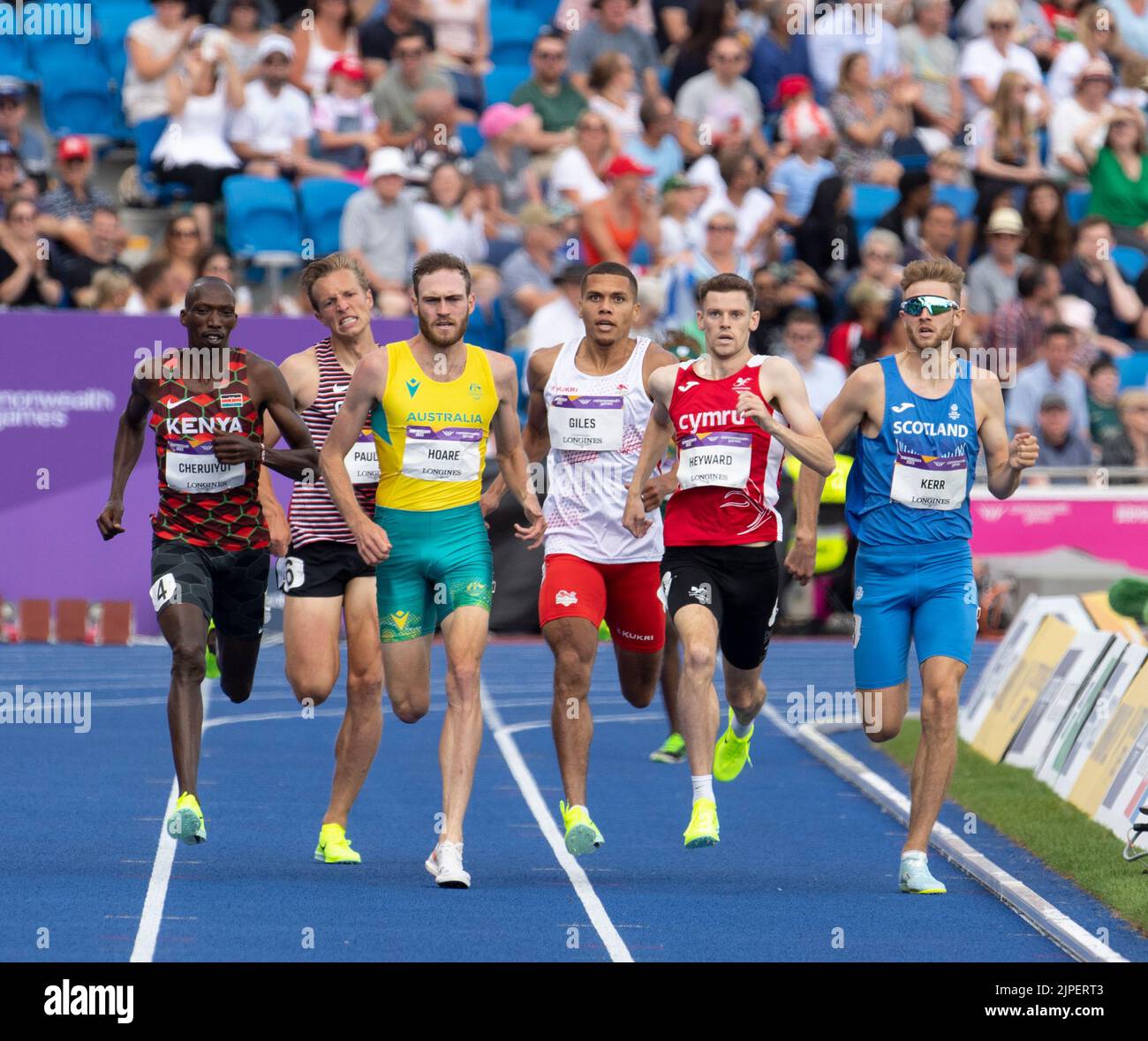 Timothy Cheruiyot, Oliver Hoare, Elliot Giles, Jake Heyward and Josh ...