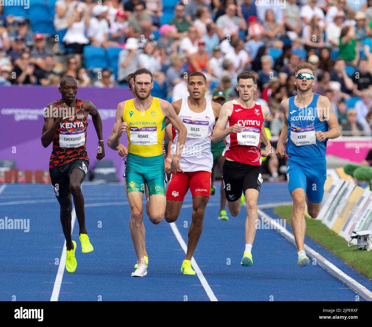 Timothy Cheruiyot, Oliver Hoare, Elliot Giles, Jake Heyward and Josh ...