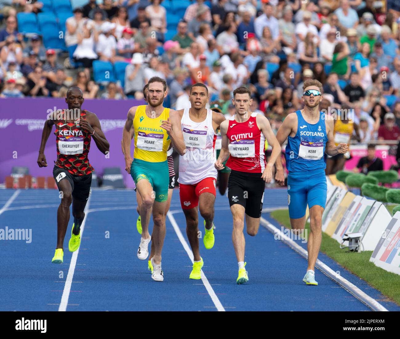 Timothy Cheruiyot, Oliver Hoare, Elliot Giles, Jake Heyward and Josh ...
