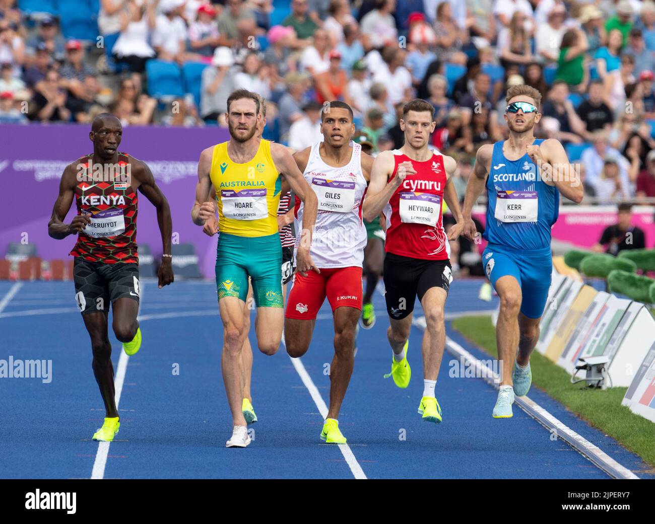 Timothy Cheruiyot, Oliver Hoare, Elliot Giles, Jake Heyward and Josh ...