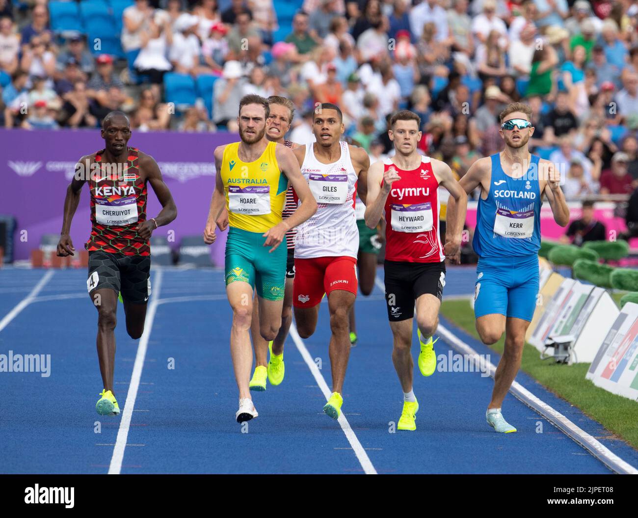 Timothy Cheruiyot, Oliver Hoare, Elliot Giles, Jake Heyward and Josh ...