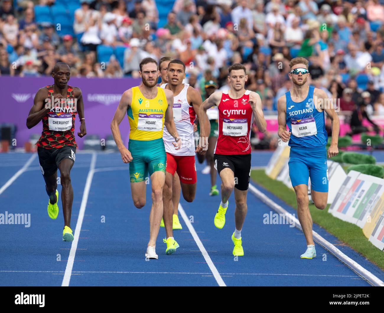 Timothy Cheruiyot, Oliver Hoare, Elliot Giles, Jake Heyward and Josh ...
