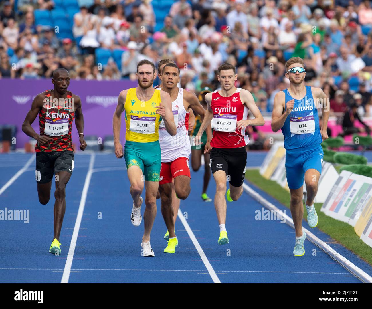 Timothy Cheruiyot, Oliver Hoare, Elliot Giles, Jake Heyward and Josh ...