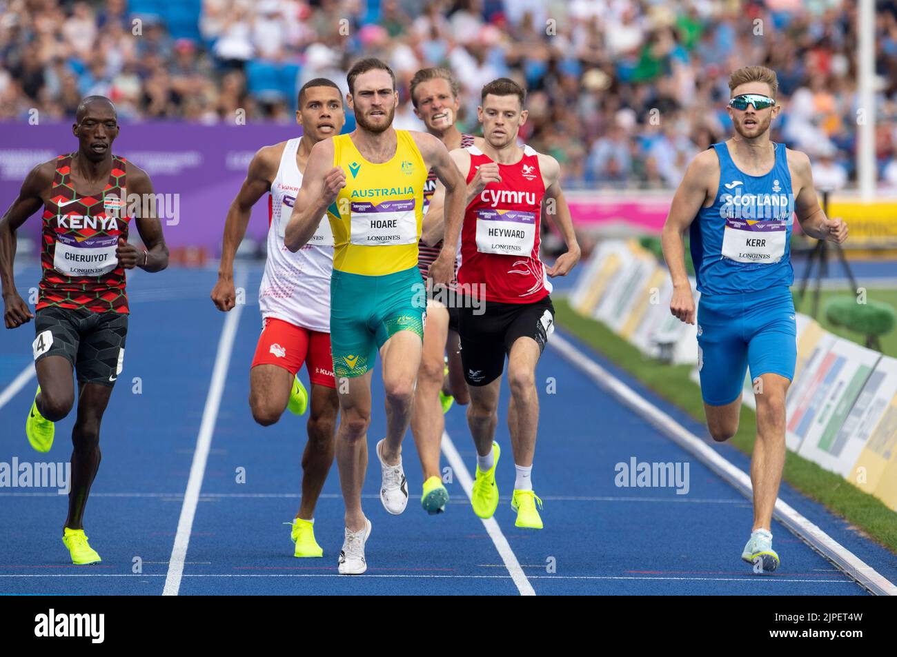 Timothy Cheruiyot, Oliver Hoare, Elliot Giles, Jake Heyward and Josh ...