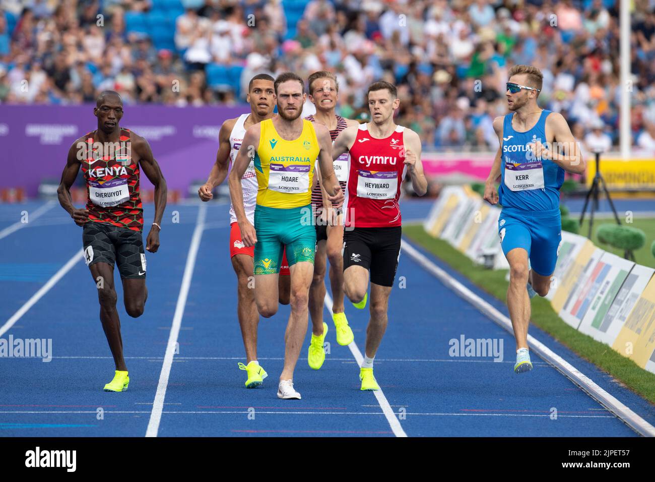 Timothy Cheruiyot, Oliver Hoare, Elliot Giles, Jake Heyward and Josh ...