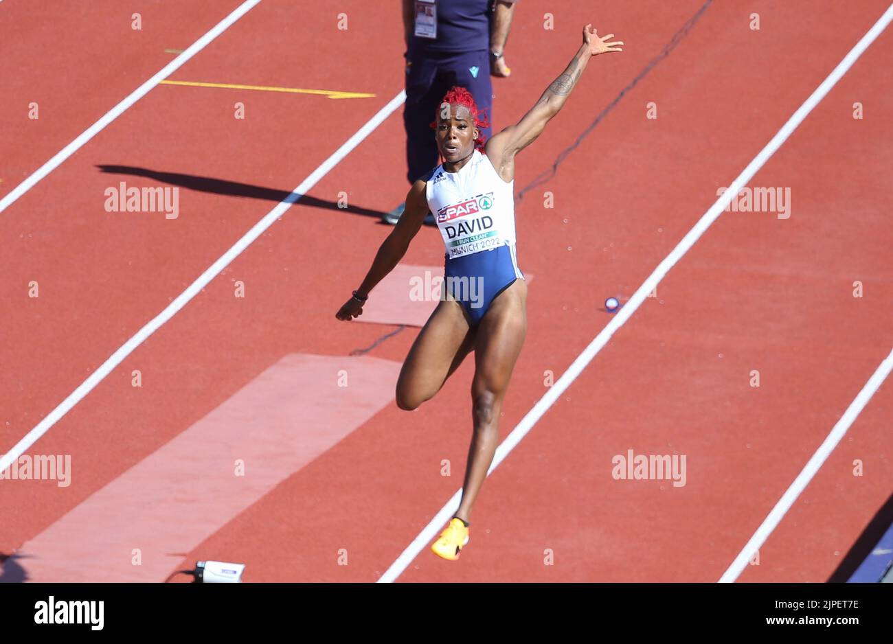 Yanis David of France during the Athletics, Women's Long Jump at the ...