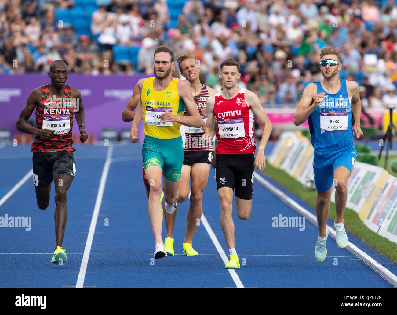 Timothy Cheruiyot, Oliver Hoare, Jake Heyward and Josh Kerr competing ...