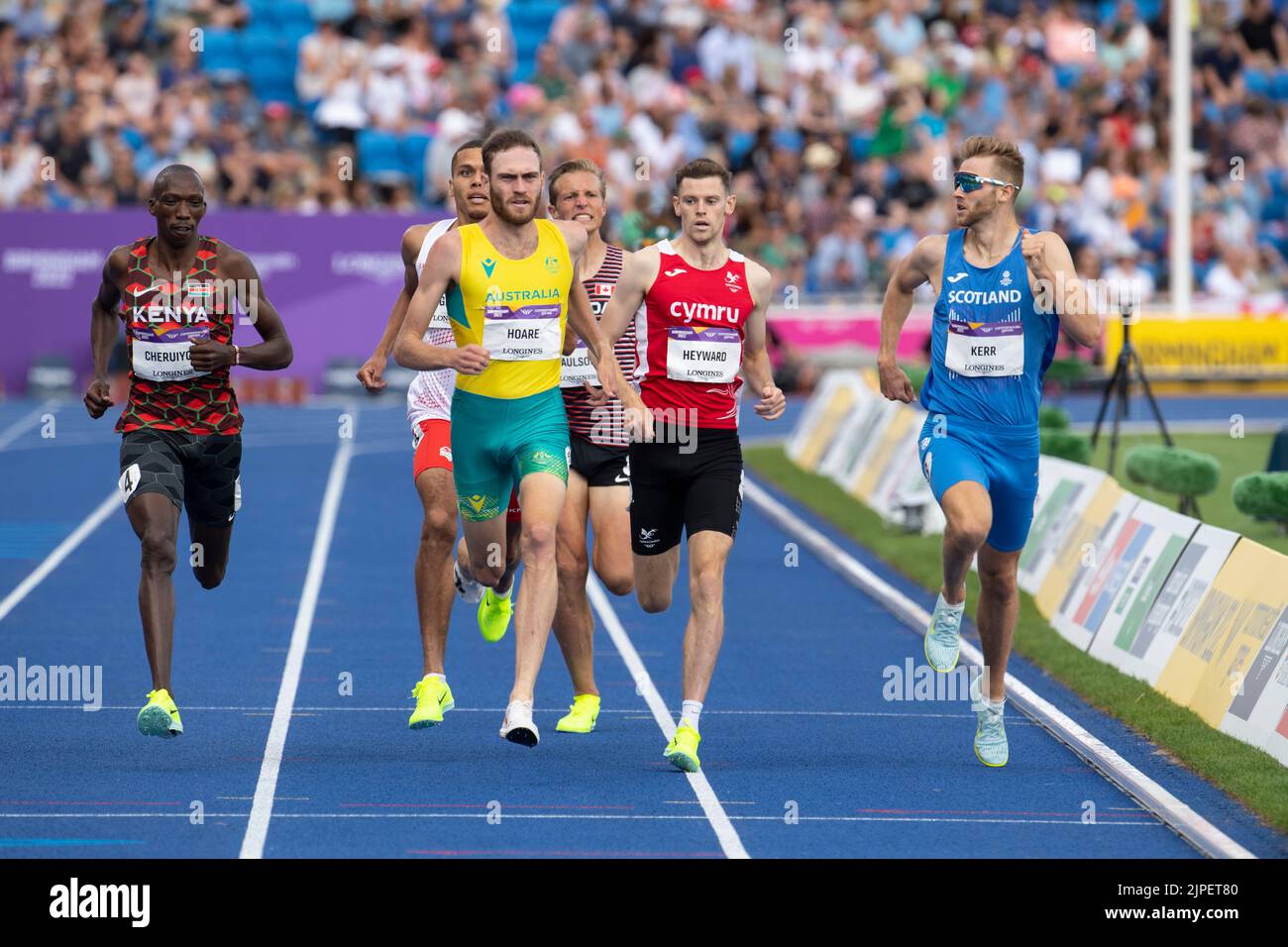 Timothy Cheruiyot, Oliver Hoare, Jake Heyward and Josh Kerr competing ...
